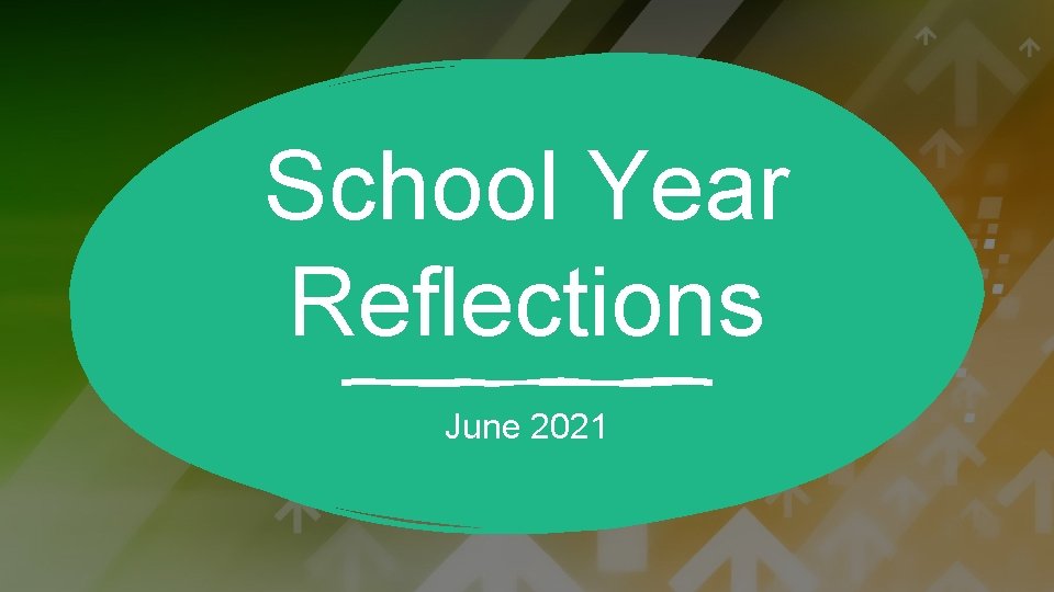 School Year Reflections June 2021 Ending the year