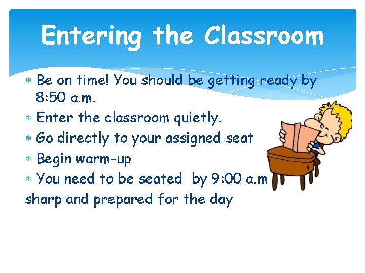 Classroom Procedures Mrs Stockton 4 th Grade Harvey