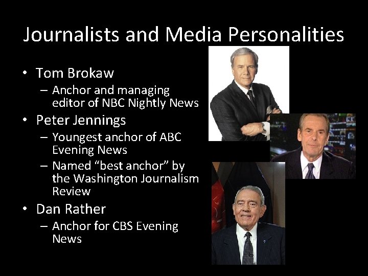 History of American Journalism The 1990s Rebecca Sessions