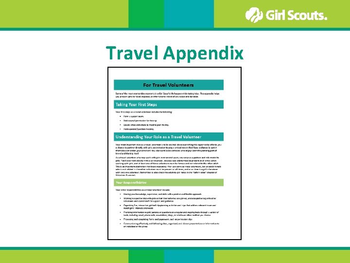 Volunteer Essentials 2010 and Safety Activity Checkpoints Who