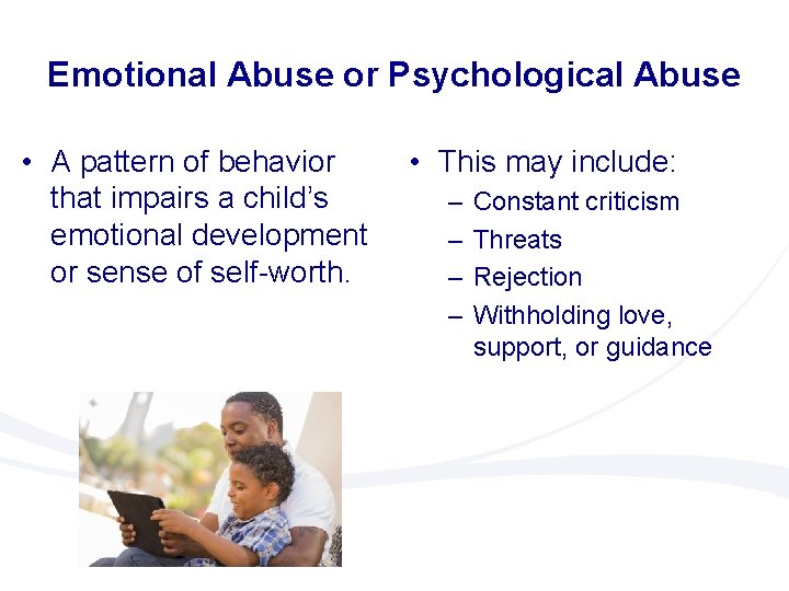 Recognizing the Signs and Symptoms of Child Abuse