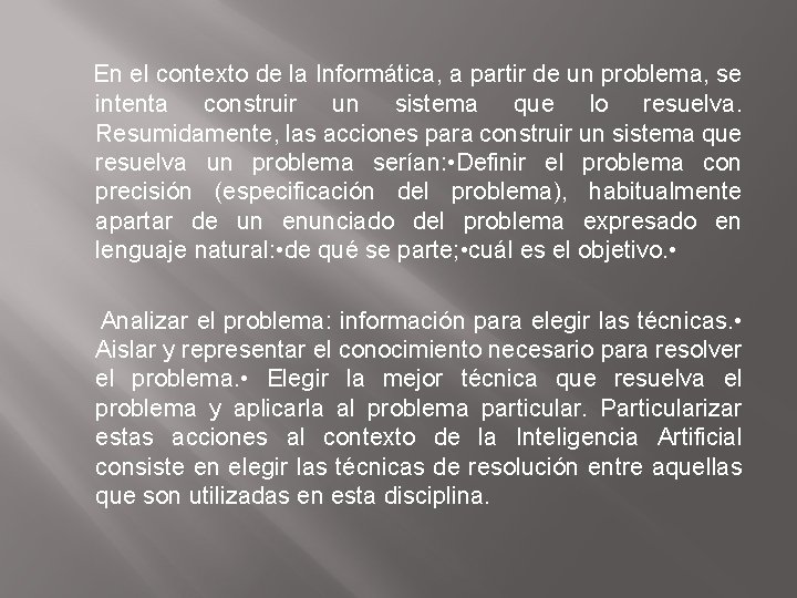 UNIDAD IV REPRESENTACION Y SOLUCIONES DEL PROBLEMA INGENIERIA