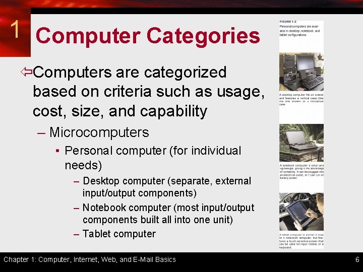 CHAPTER 1 Computer Internet Web and EMail Basics