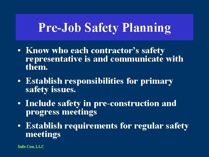Construction Safety Council Breaking New Ground February 7