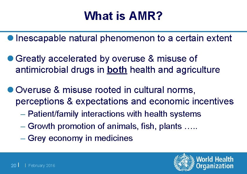 Antimicrobial Resistance AMR Global Overview Evolving challenge Nordic
