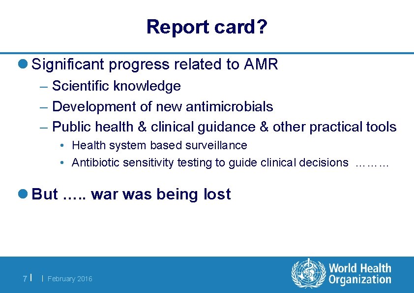 Antimicrobial Resistance AMR Global Overview Evolving challenge Nordic