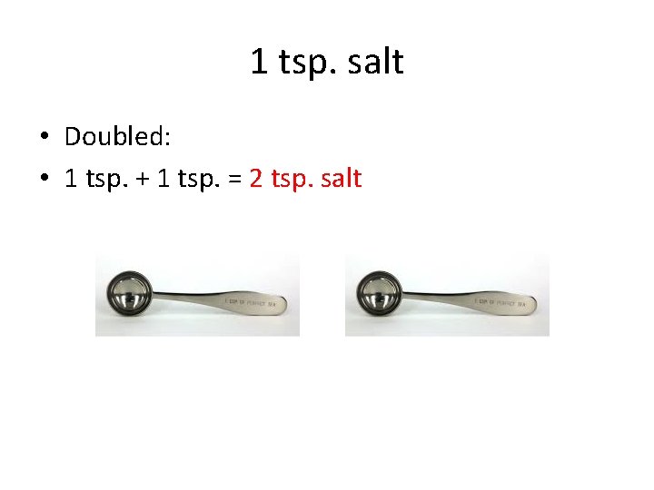 Doubling and Halving Recipes Unit 2 1 cup