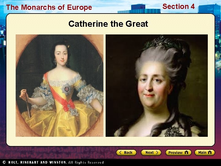 The Monarchs of Europe Section 4 Rulers of