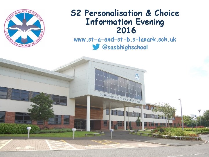 S 2 Personalisation Choice Information Evening 2016 www