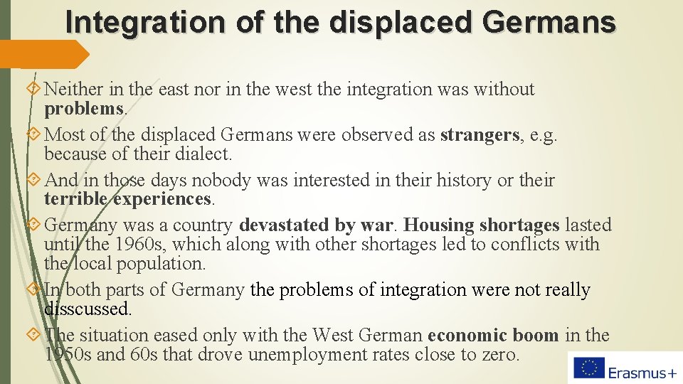 Immigration to Germany 2016 A short history of