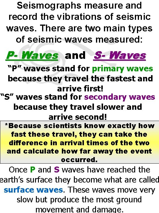 Earthquakes e r a at Wh y e