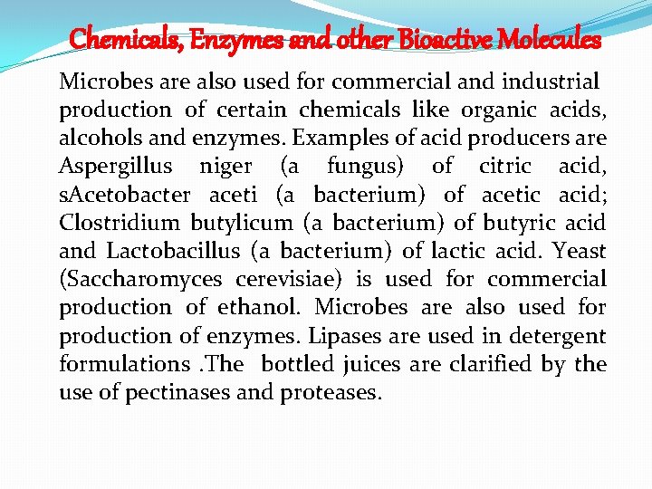 CHAPTER 10 MICROBES IN HUMAN WELFARE Besides macroscopic