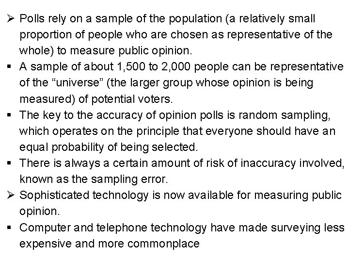 Chapter 6 Public Opinion Section 1 The American