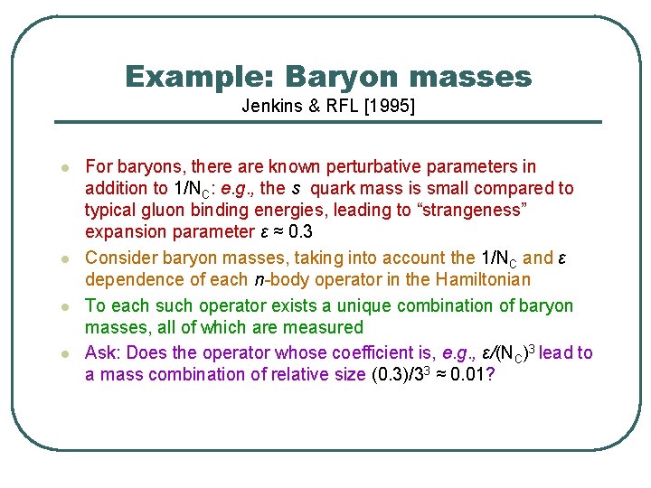 The Baryon Resonance Spectrum and the 1Nc Expansion