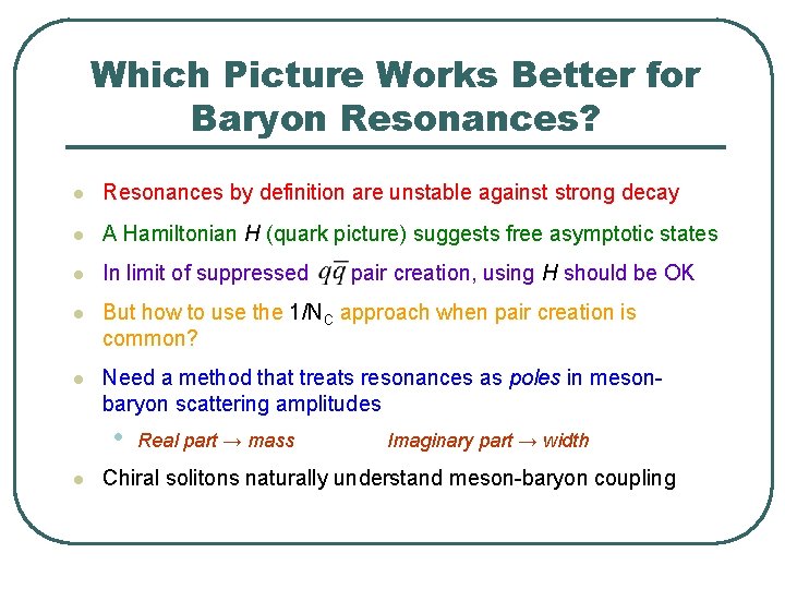 The Baryon Resonance Spectrum and the 1Nc Expansion