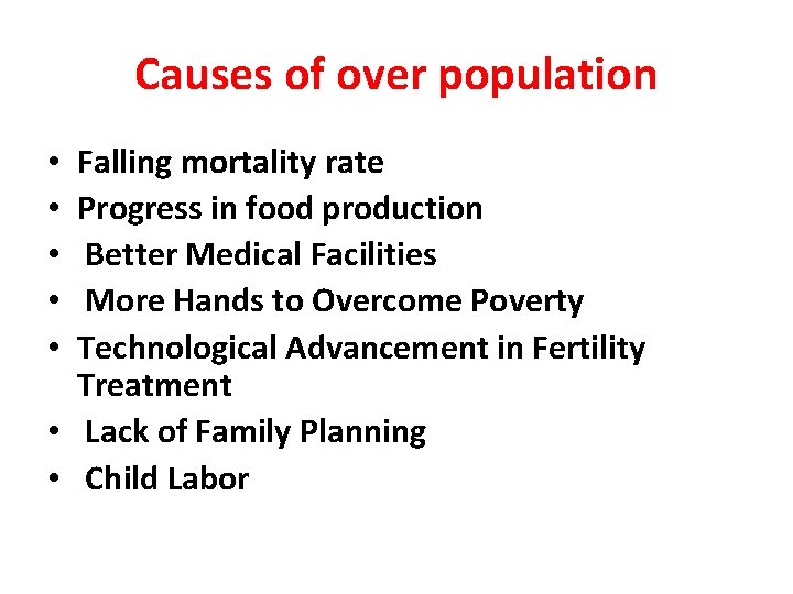 Over Population Introduction Communities across the globe depend