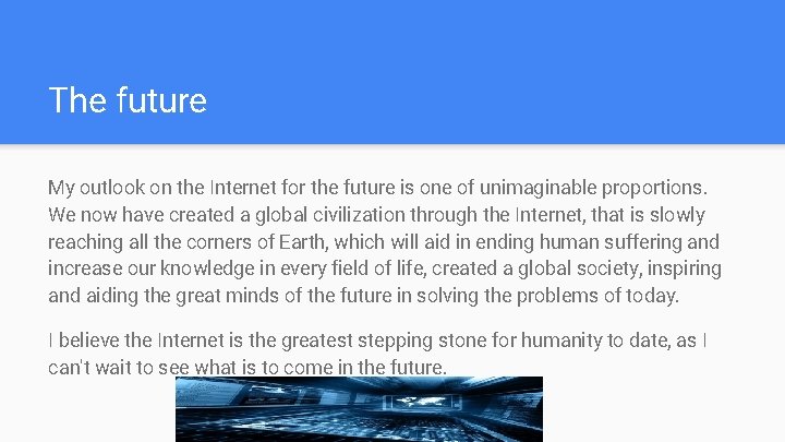 History of the Internet by Joshua Antle An