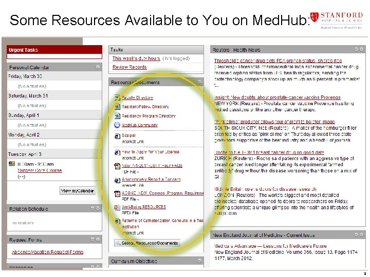 Med Hub Residency Information Management System Resident and