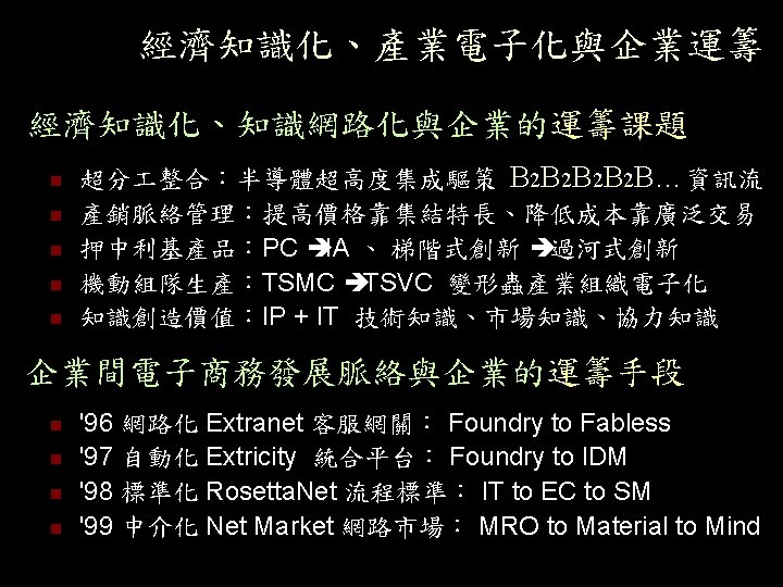 Semiconductor Supply Chain EMBA 51901 Semiconductor Supply Chain