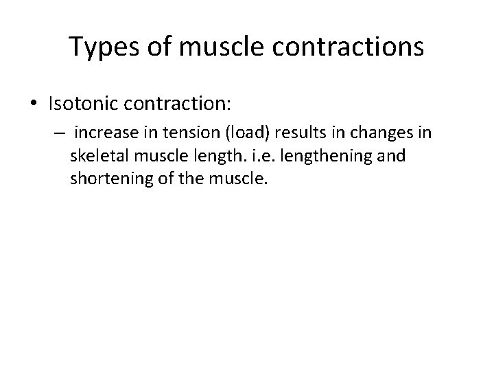 Muscle Fiber Types Fast or Slow Skeletal muscles