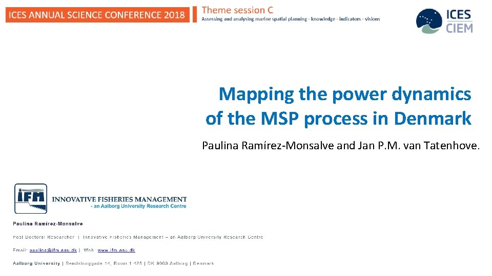 Mapping the power dynamics of the MSP process