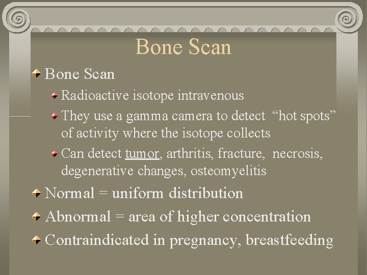 Musculoskeletal System Common Diagnostic Tests ANA antinuclear antibodies
