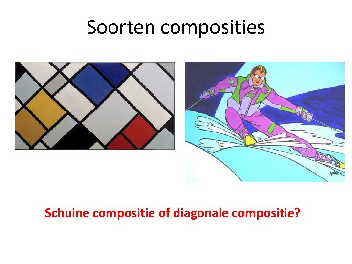 Compositie de manier hoe iets in beeld geplaatst