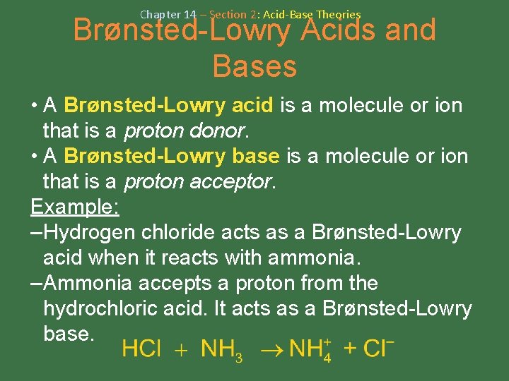Unit 9 AcidBase Chemistry Chapters 14 15 Chapter
