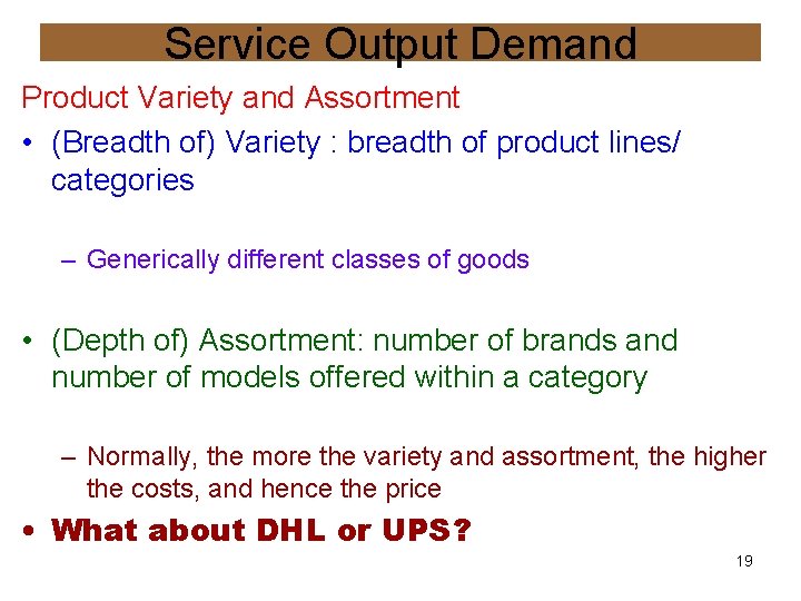 Distribution Management Channel Design Market Segmentation Service Output