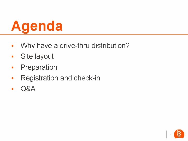 Drivethru Distribution Best Practices During COVID19 StaffPartner Guide