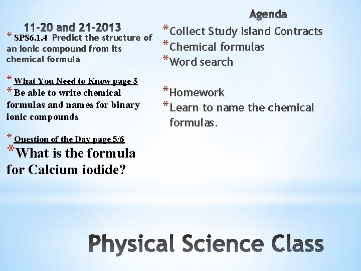 SPS 6 1 4 Predict the structure of