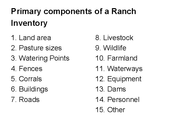 Chapter 7 Rangeland Inventory and Monitoring 1 What