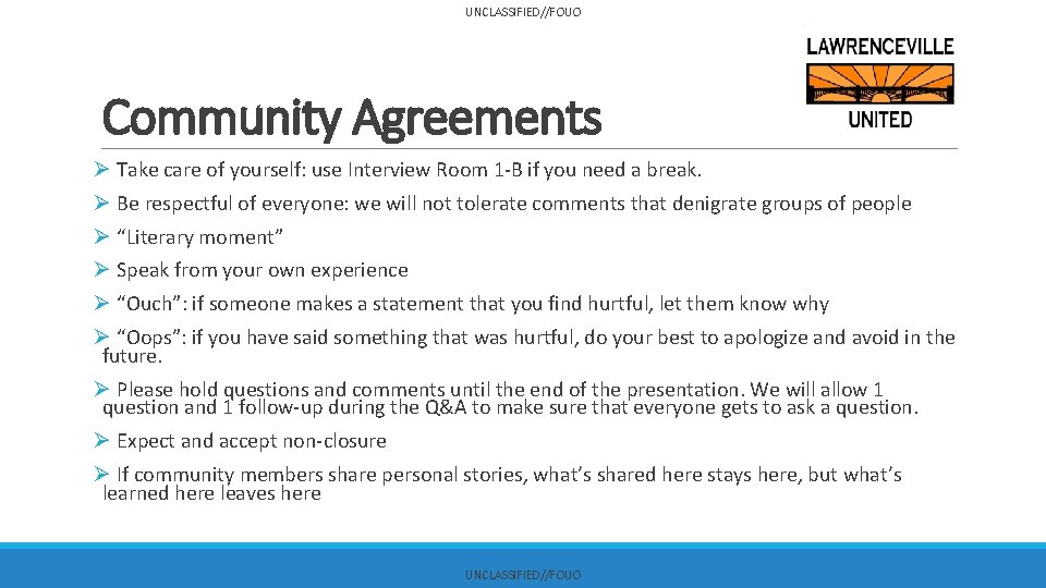 UNCLASSIFIEDFOUO Combatting Extremist and HateBased Violence Through ...