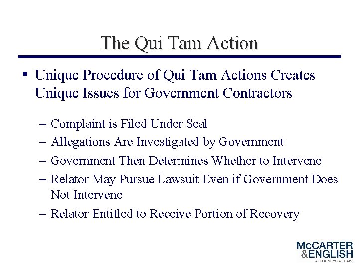 The False Claims Act A Primer on Potential