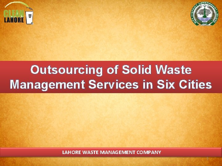 Outsourcing of Solid Waste Management Services in Six