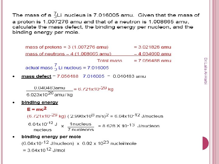 CHAPTER 23 NUCLEAR CHEMISTRY Dr Laila Mohammed AlHarbi