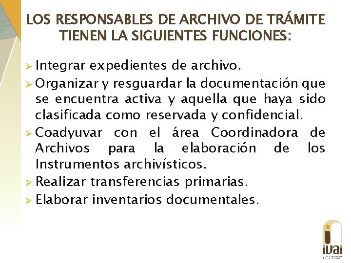 LA ORGANIZACIN DE LOS ARCHIVOS PBLICOS ARCHIVO DESORGANIZADO