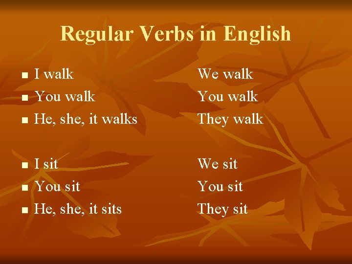 Lesson 15 Present Tense of To Be Sum