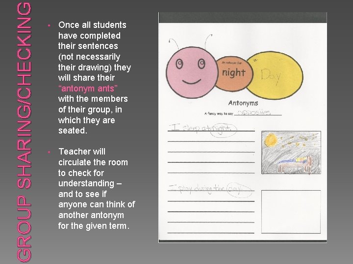 Antonyms A fancy way to say opposite SOL