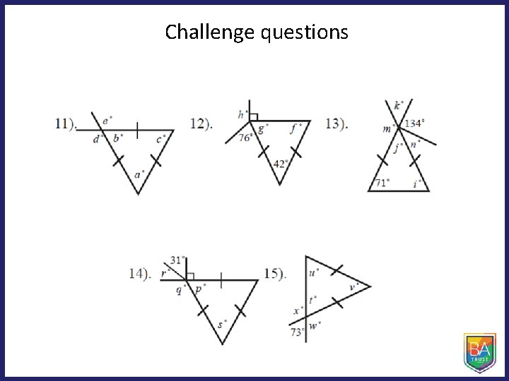 Imagine a triangle made by connecting the dots