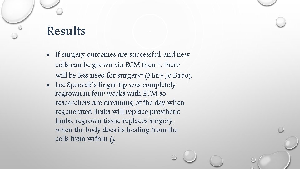 STEM CELLS REGENERATE NEW FINGER BIOLOGY 100 DECEMBER