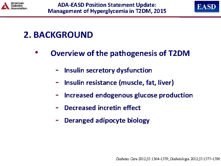 Management of Hyperglycemia in Type 2 Diabetes 2015