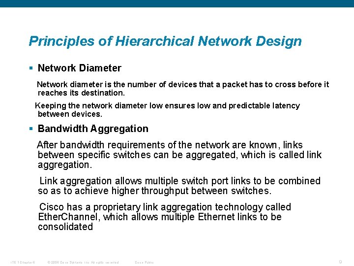 LAN Design LAN Switching and Wireless Chapter 1