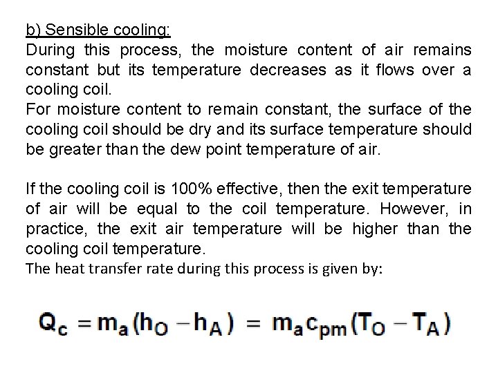 Psychrometric Processes Air Conditioning Processes Airconditioning ...