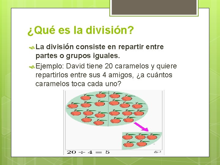 DIVISIN CON NMEROS NATURALES Qu es la divisin