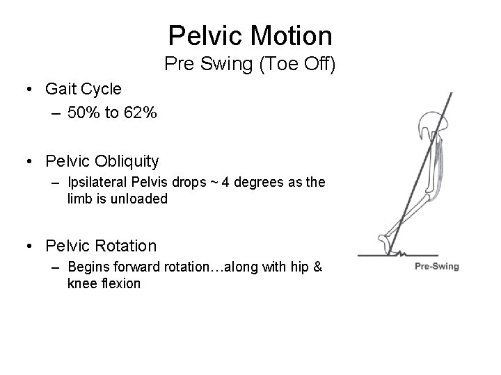 Module 4 Normal Gait 2 D Kinematics of