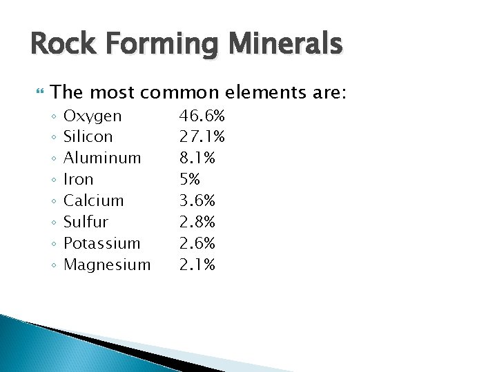 Chapter 4 1 Minerals What is a mineral