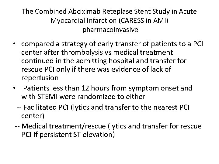 Facilitated PCI rescue PCI Dolly mathew Primary PCI
