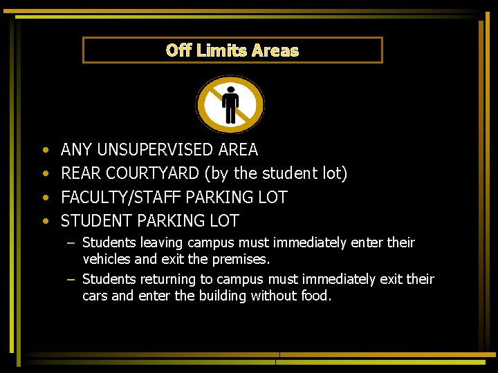 Welcome back everyone Please complete the Student information