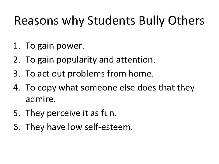 The Basics of Bullying Lesson 1 Fairfield Police
